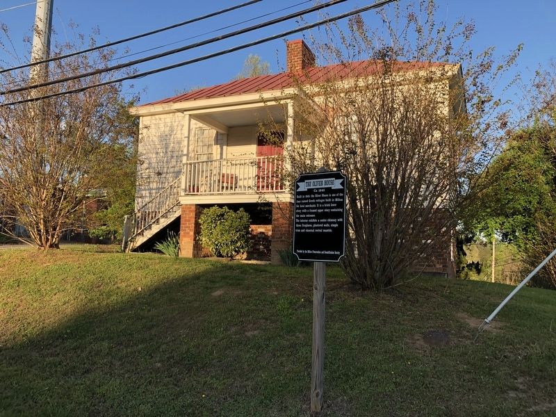 The Oliver House Historical Marker