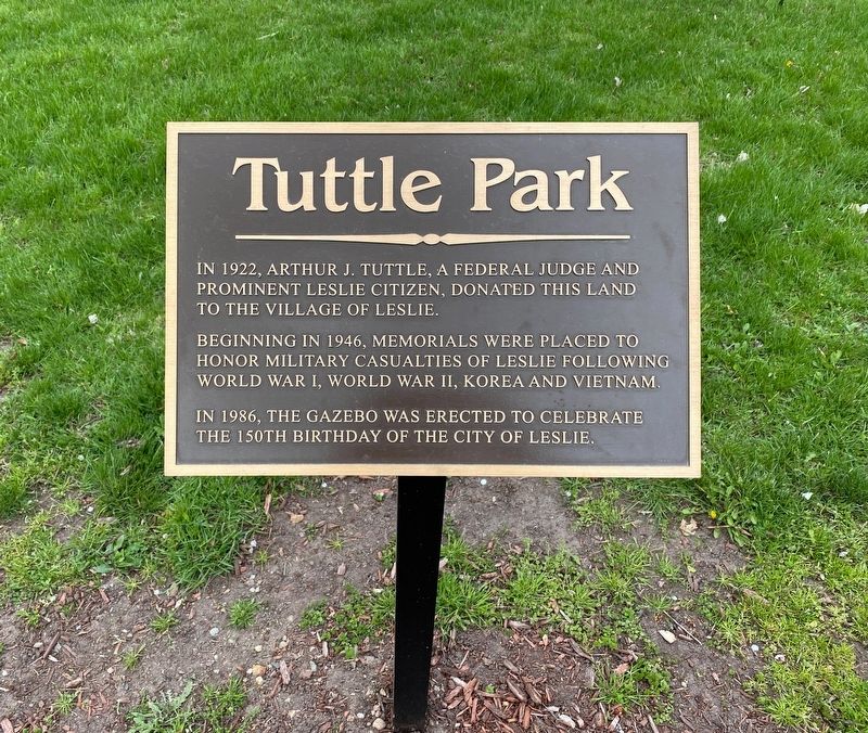 Tuttle Park Veterans Memorial, a War Memorial