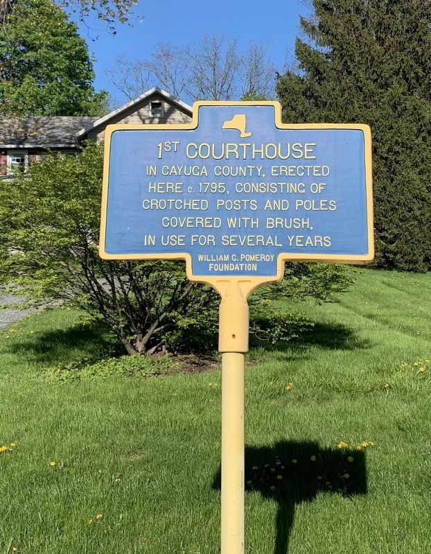 1st Courthouse Historical Marker