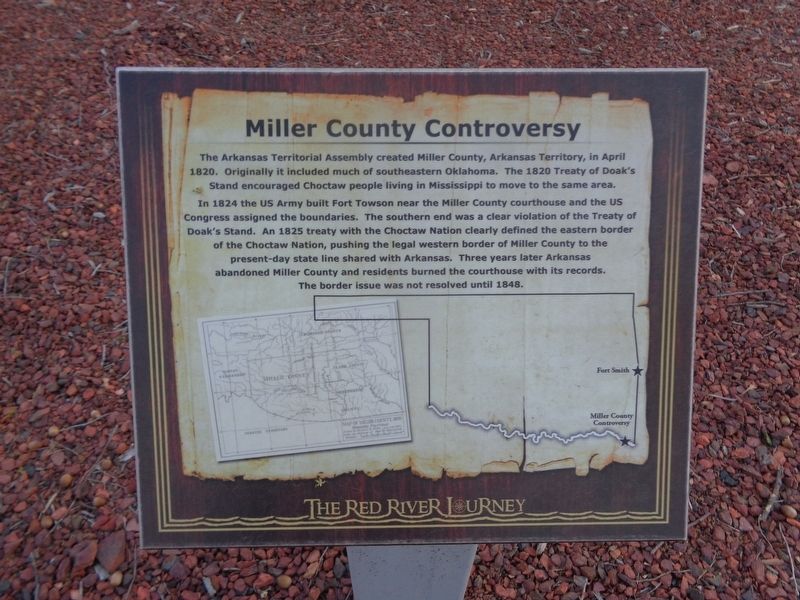 Miller County Controversy Historical Marker