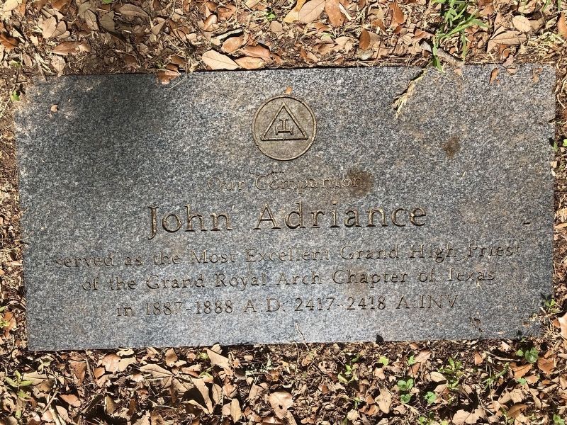 John Adriance Historical Marker