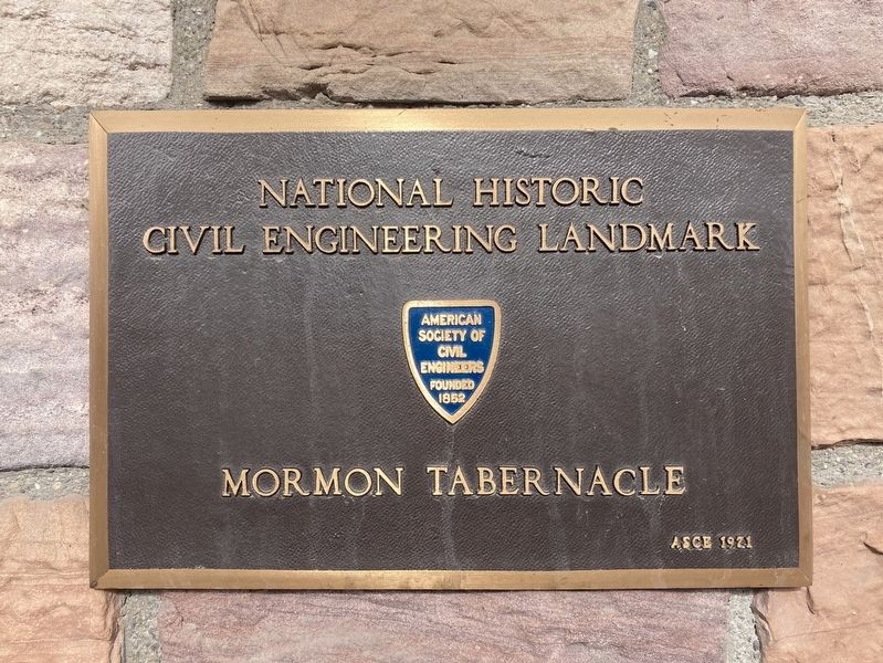 Mormon Tabernacle Historical Marker