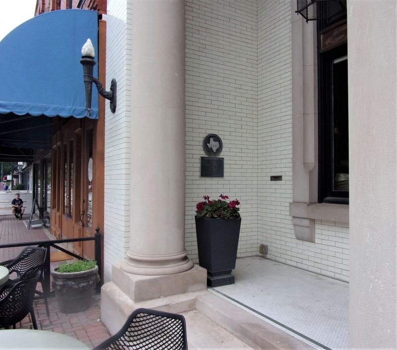 First National Bank Building Historical Marker