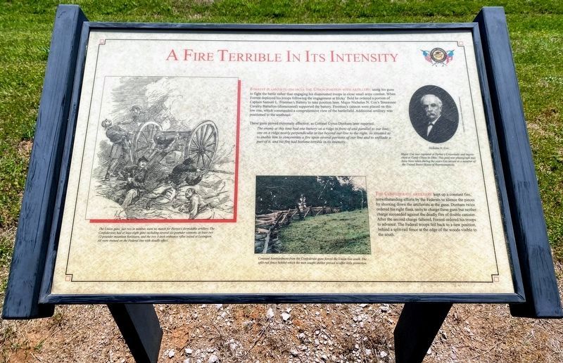 A Fire Terrible In Its Intensity Historical Marker