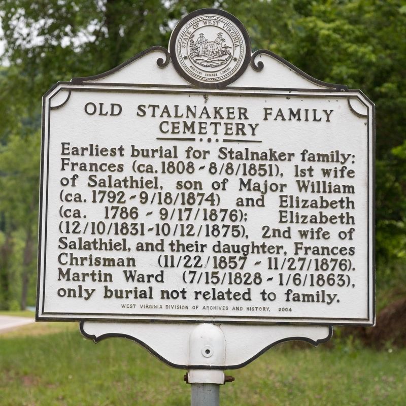 Stalnaker Plantation / Old Stalnaker Family Cemetery Historical Marker