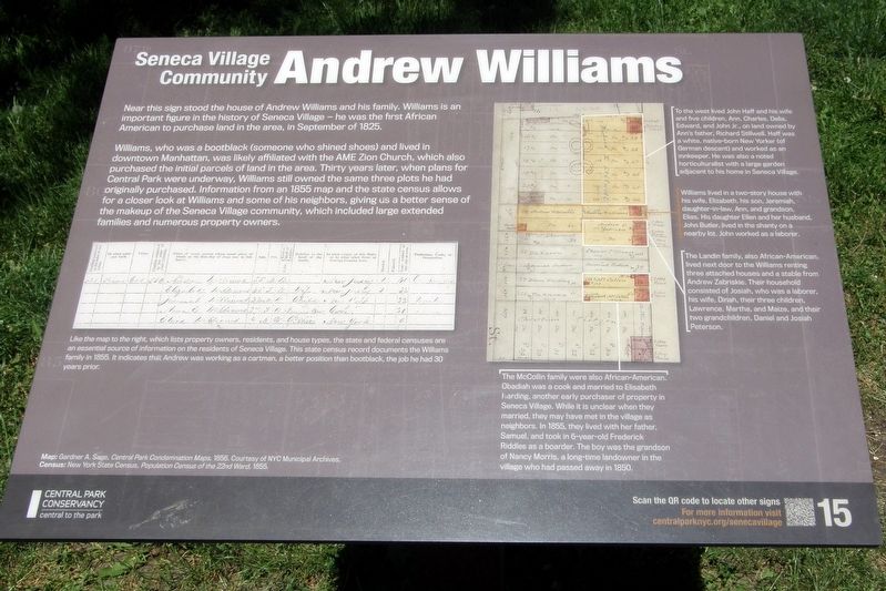 Andrew Williams Historical Marker
