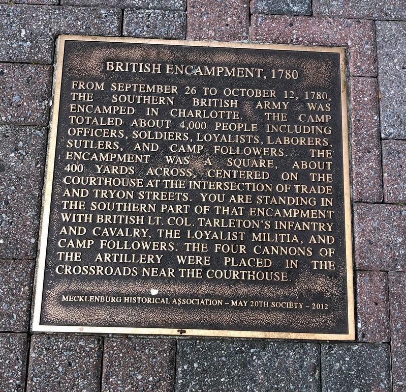 British Encampment, 1780 Historical Marker