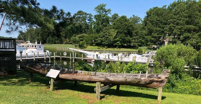 Chesapeake Bay Log Canoe Historical Marker