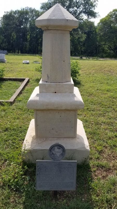 Coker Cemetery Historical Marker