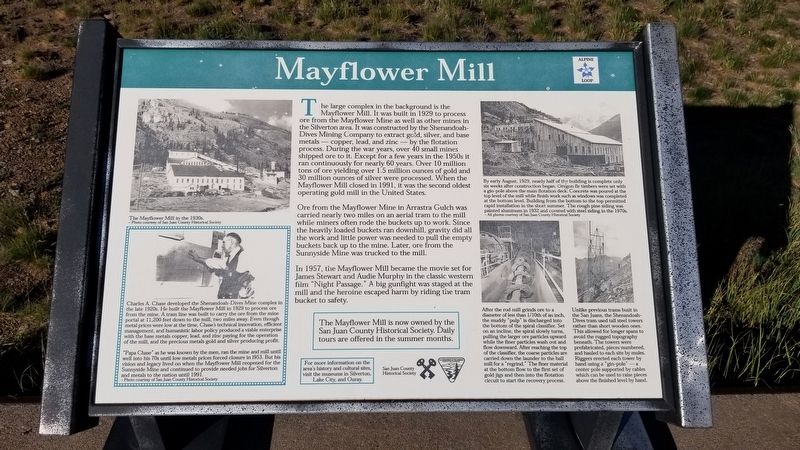 Mayflower Mill Historical Marker