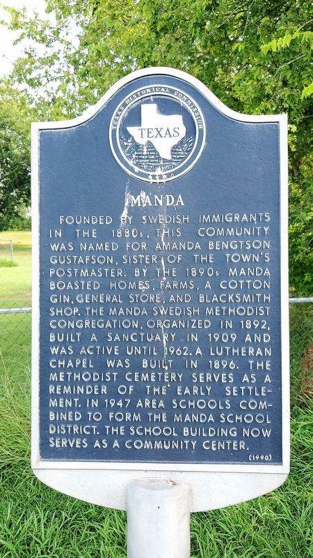 Manda Historical Marker