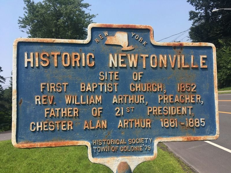 Historic Newtonville Historical Marker