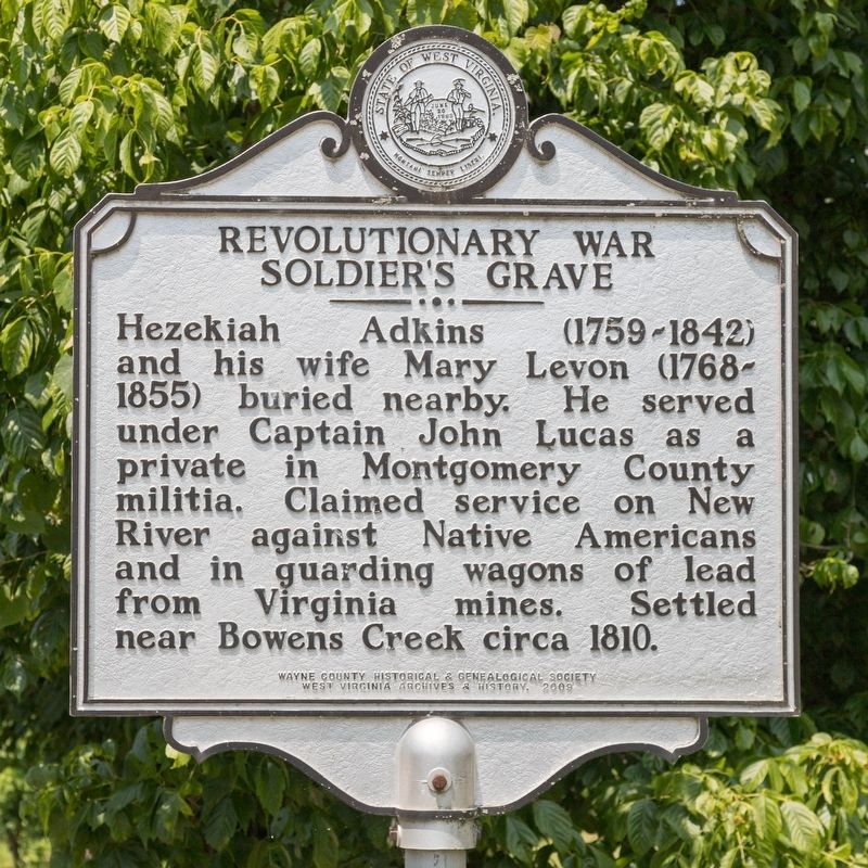 Revolutionary War Soldier’s Grave Historical Marker