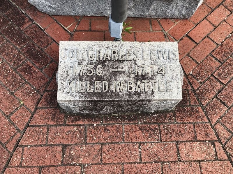 Col. Charles Lewis, a War Memorial