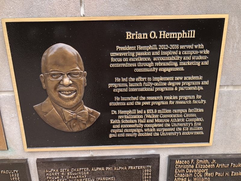 Brian O. Hemphill Historical Marker