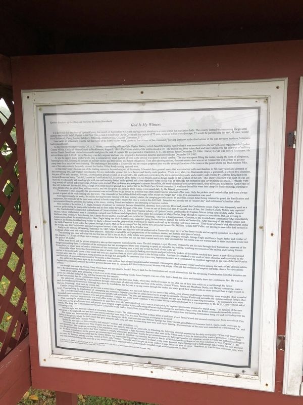God Is My Witness Historical Marker