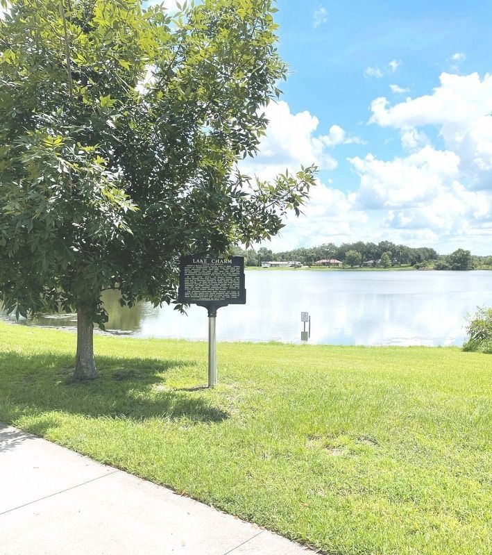 Lake Charm Historical Marker