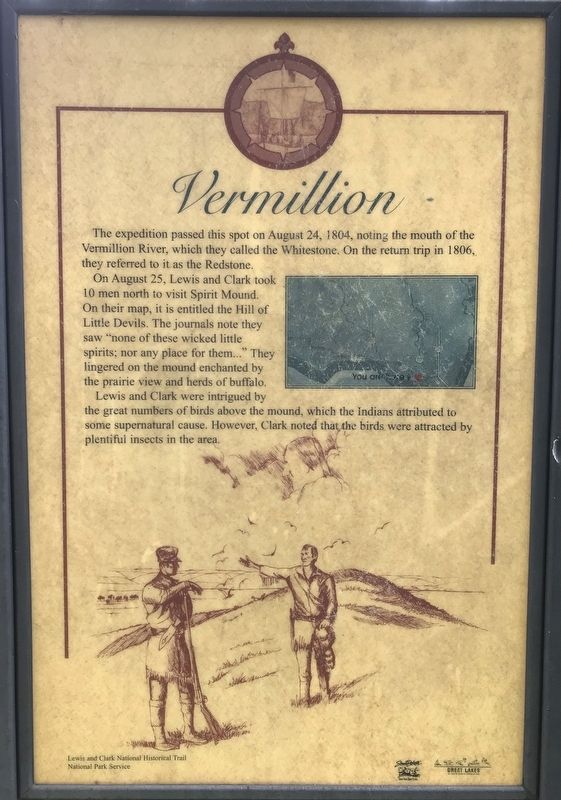 Lewis and Clark / Vermillion Historical Marker