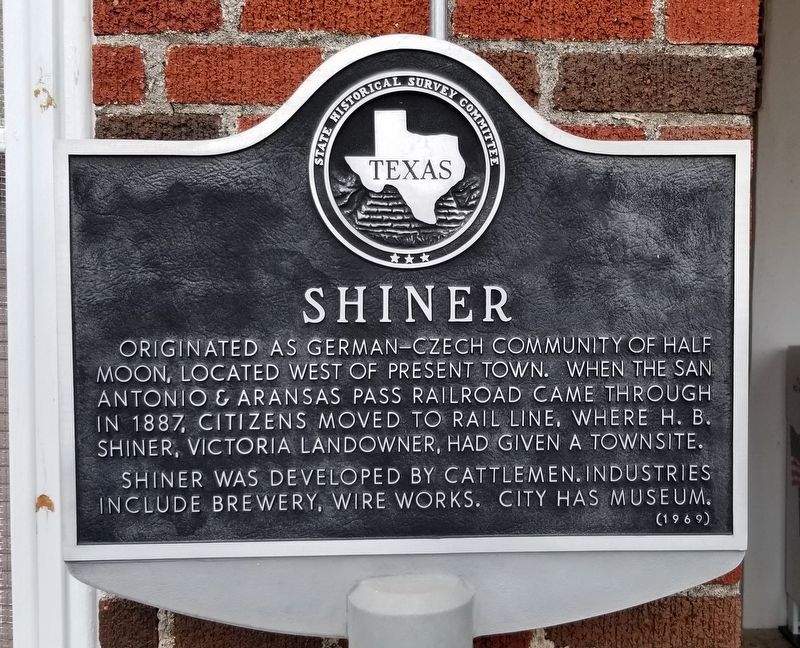Shiner Historical Marker