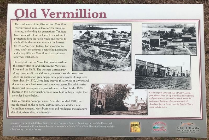 Old Vermillion Historical Marker