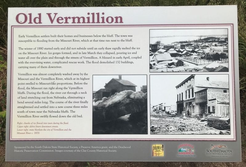 Old Vermillion Historical Marker