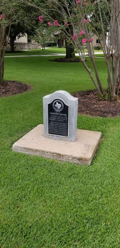 Cemetery Square Historical Marker