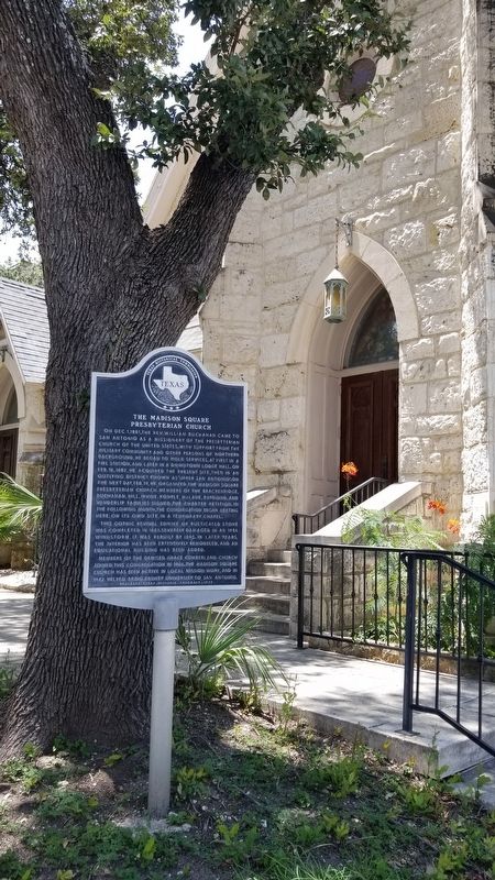 The Madison Square Presbyterian Church Historical Marker