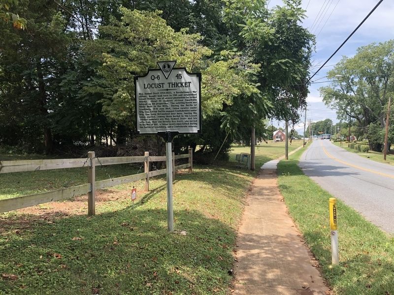 Locust Thicket Historical Marker