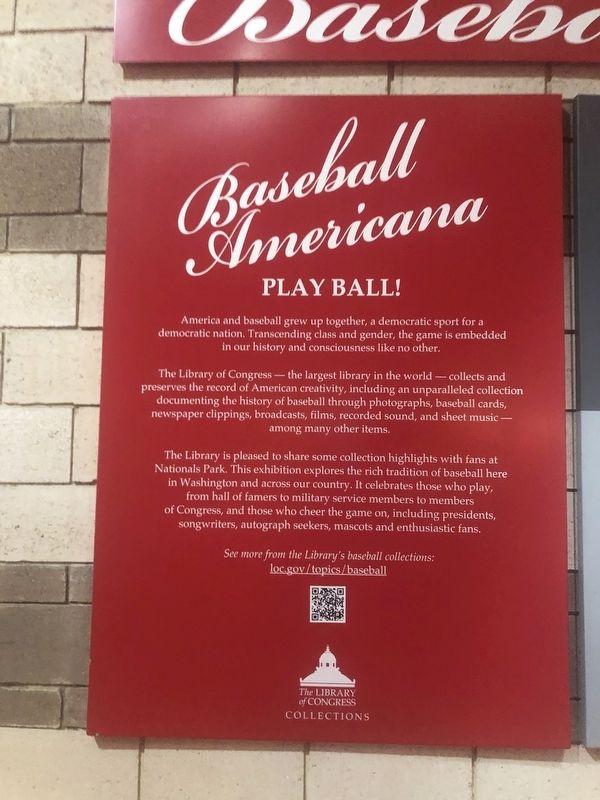 Baseball Americana Historical Marker