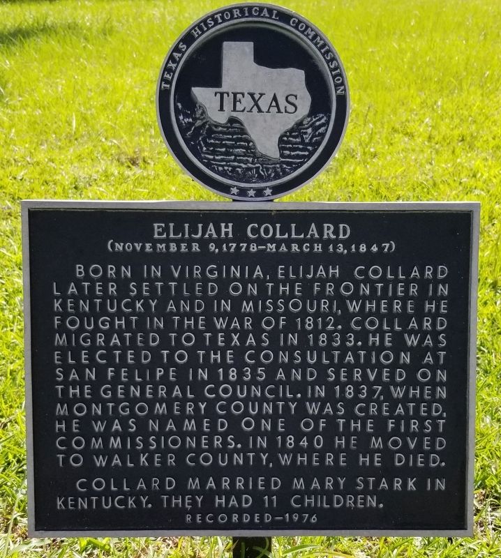 Elijah Collard Historical Marker