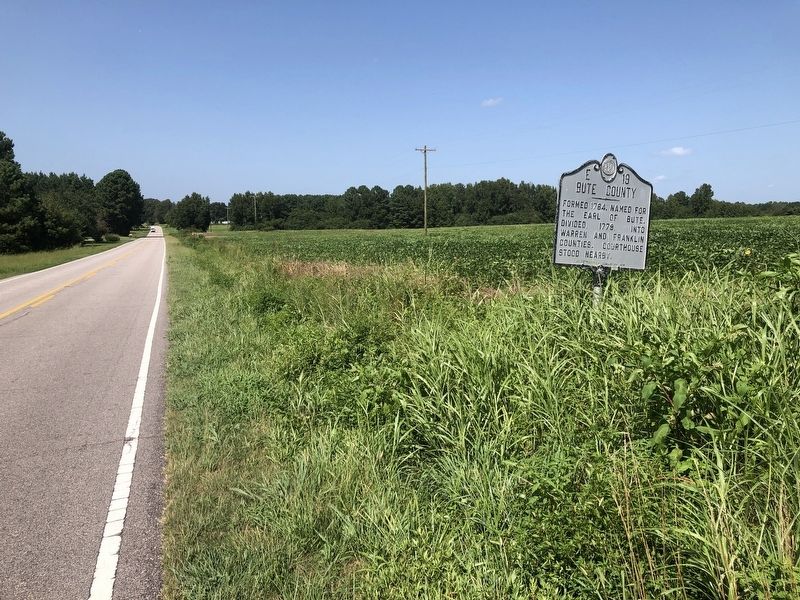 Bute County Historical Marker