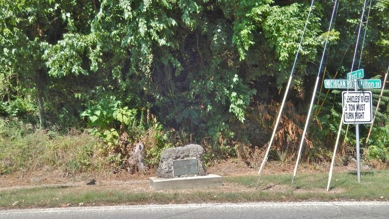 The Beginning of the Michigan Road Historical Marker