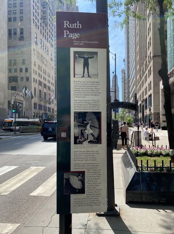Ruth Page Historical Marker