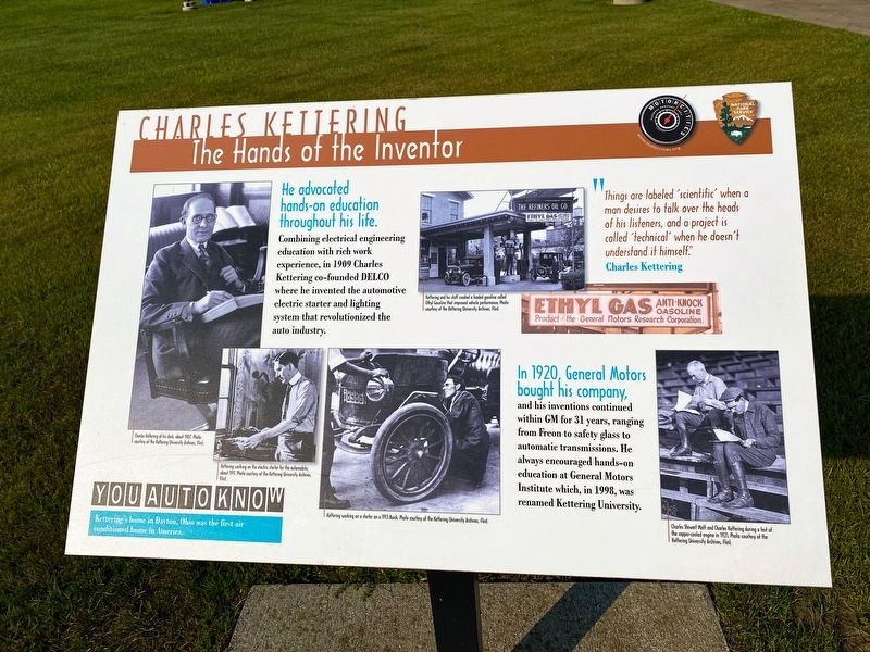 Charles Kettering Historical Marker