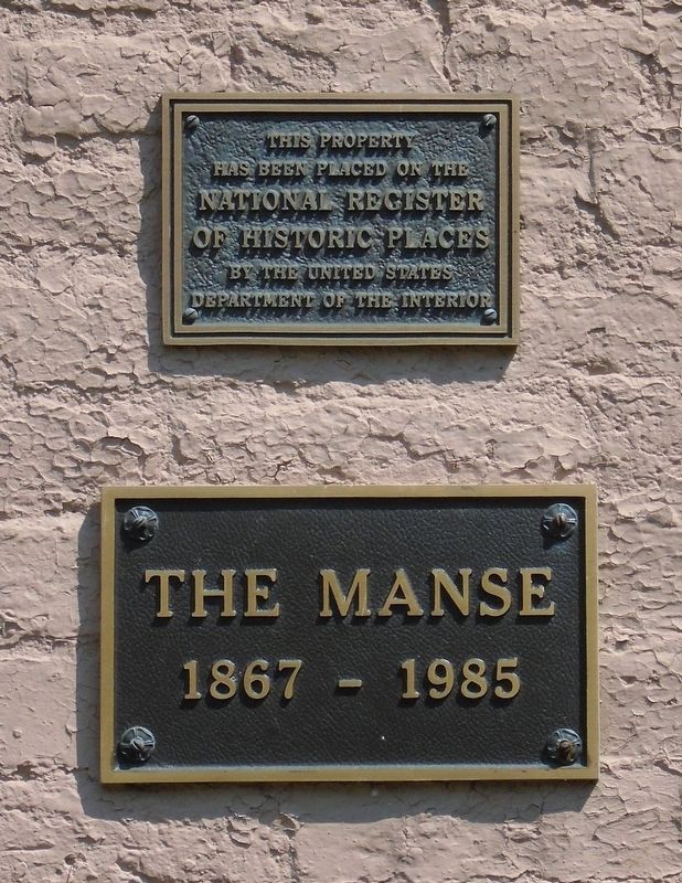 The Manse Historical Marker