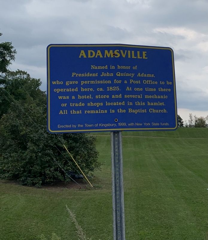 Adamsville Historical Marker
