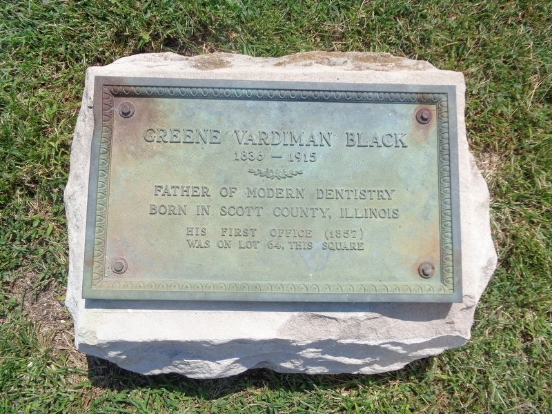 Greene Vardiman Black Historical Marker