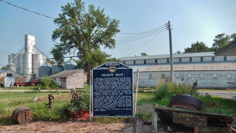 Meadow Grove Historical Marker