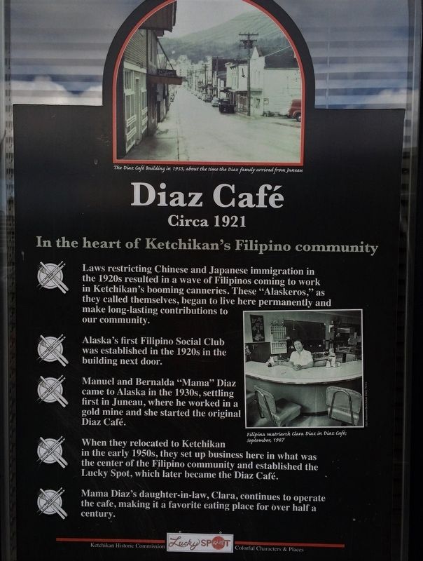 Diaz Café Historical Marker
