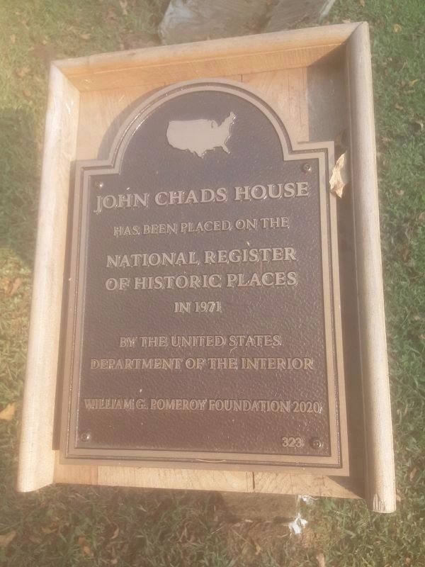 John Chad's House Historical Marker