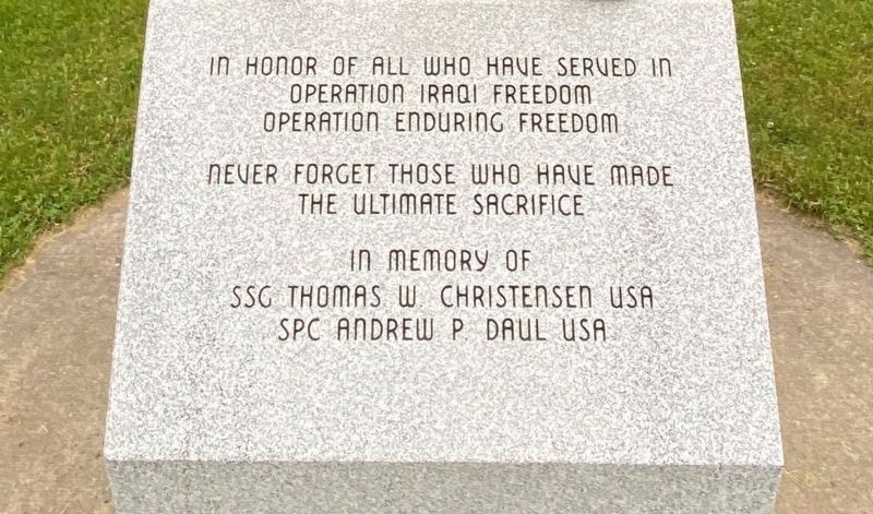 Iraqi and Enduring Freedom Veterans Memorial, a War Memorial