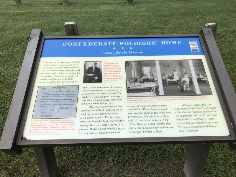Confederate Soldiers' Home Historical Marker