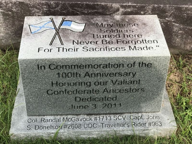 Tennessee Confederate Soldiers' Home Cemetery Monument, a War Memorial