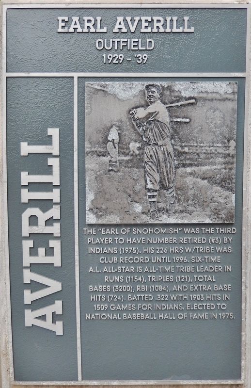 Earl Averill Historical Marker
