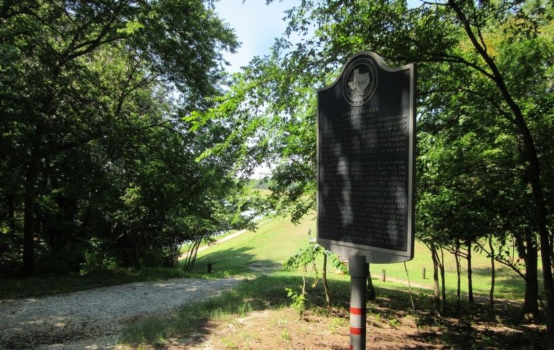 Sand Springs Historical Marker