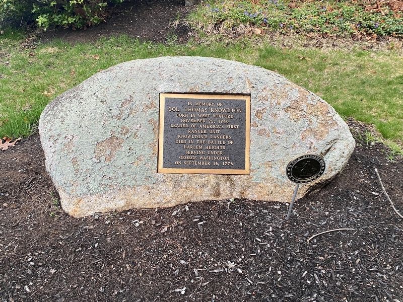 Col. Thomas Knowlton Historical Marker