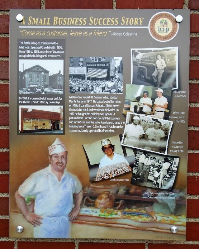 Dainty Pastry Shoppe Historical Marker
