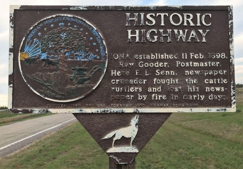 Historic Highway Historical Marker