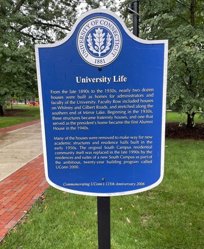 University Life Historical Marker