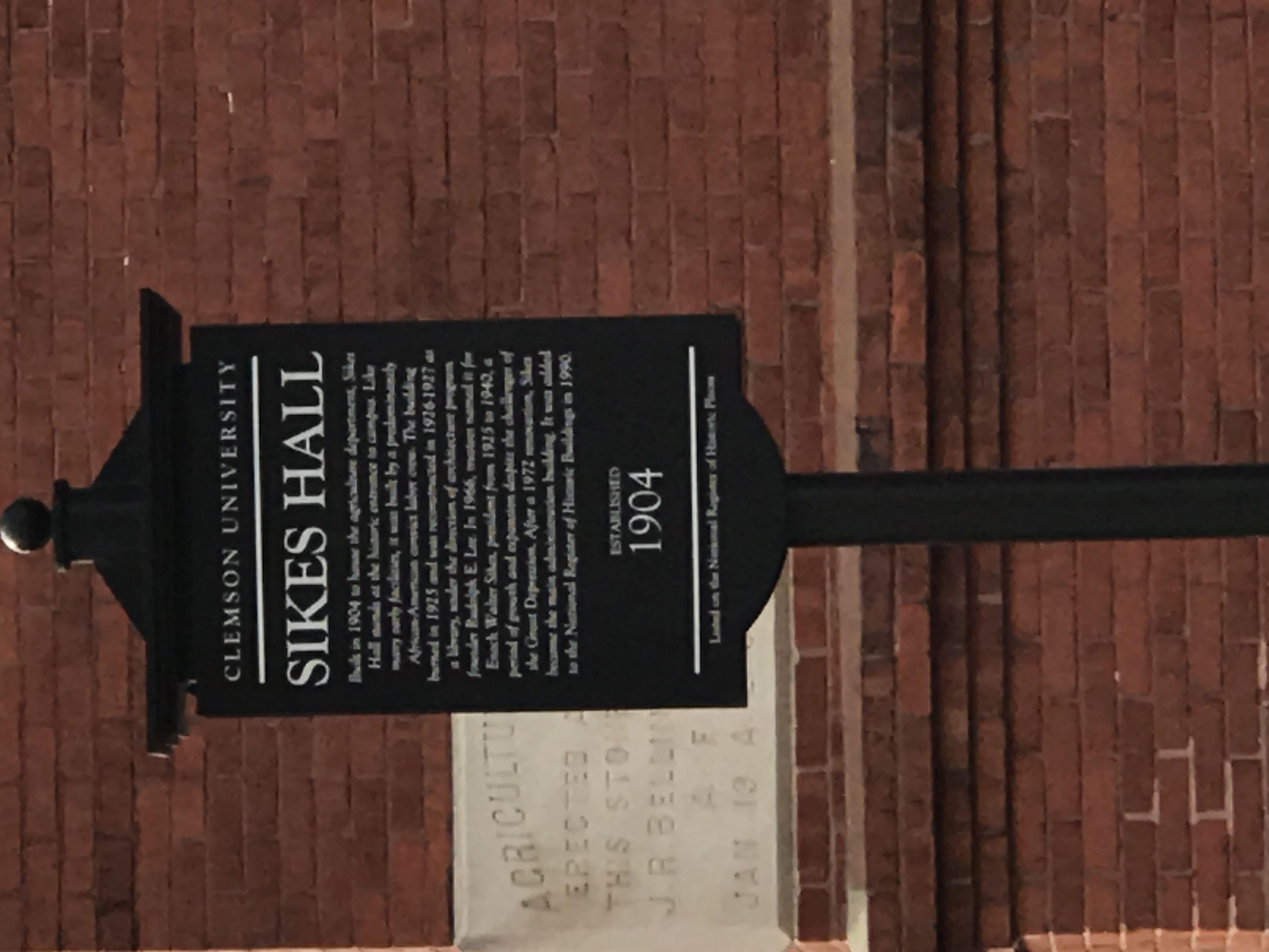 Photo: Sikes Hall Marker